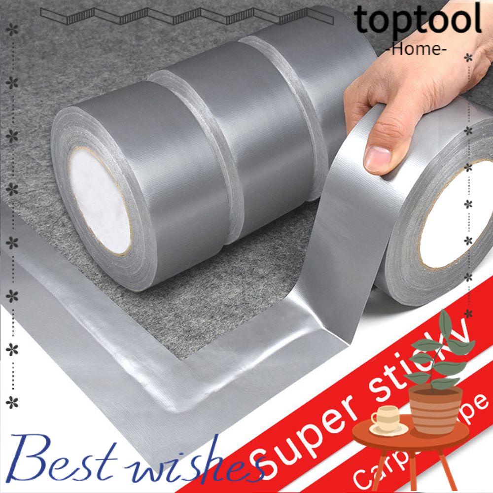 TOPTOOL 10M Cloth Duct Tape Heavy Duty Floor Industrial Bundles ...