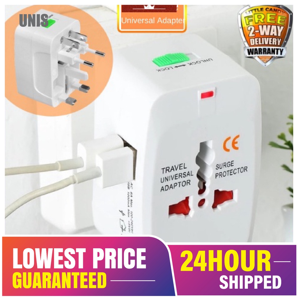 Universal Travel Adapter Plug All In One International Worldwide Travel ...