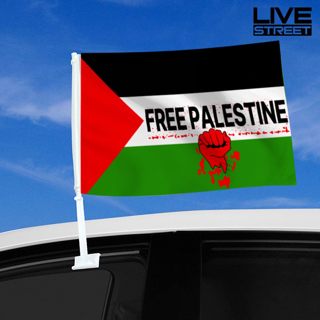 Livestreet Mini Palestine Flag 30*45cm Fade Resistant Vibrant Colors ...