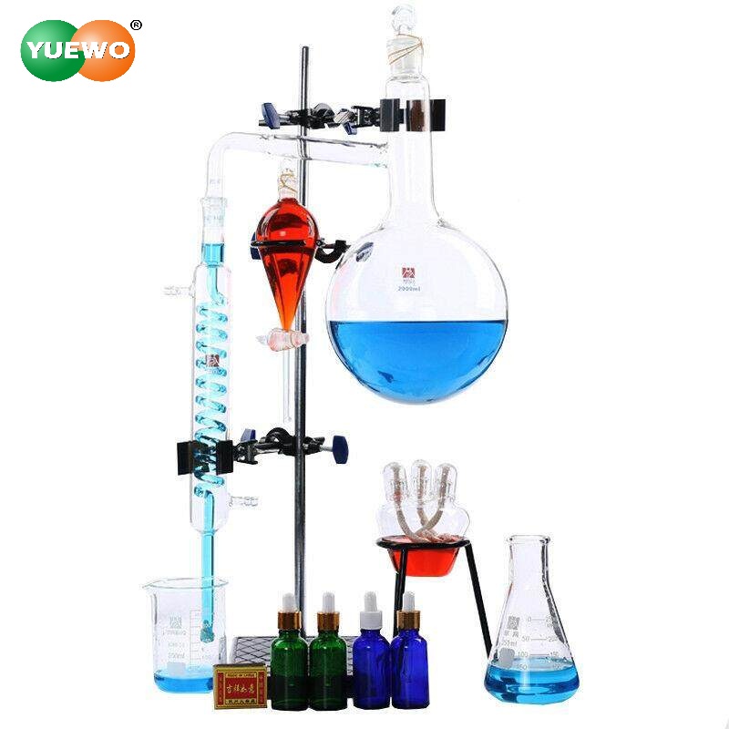 100ml, 250ml, 500ml, 1000ml, 2000ml Lab Essential Oil Distiller ...