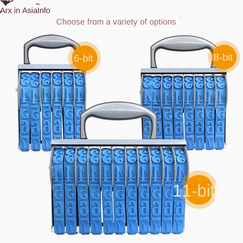 Extra Large 6 8 11-Digit Roller Digital Stamp Carton Code Stamp Date ...