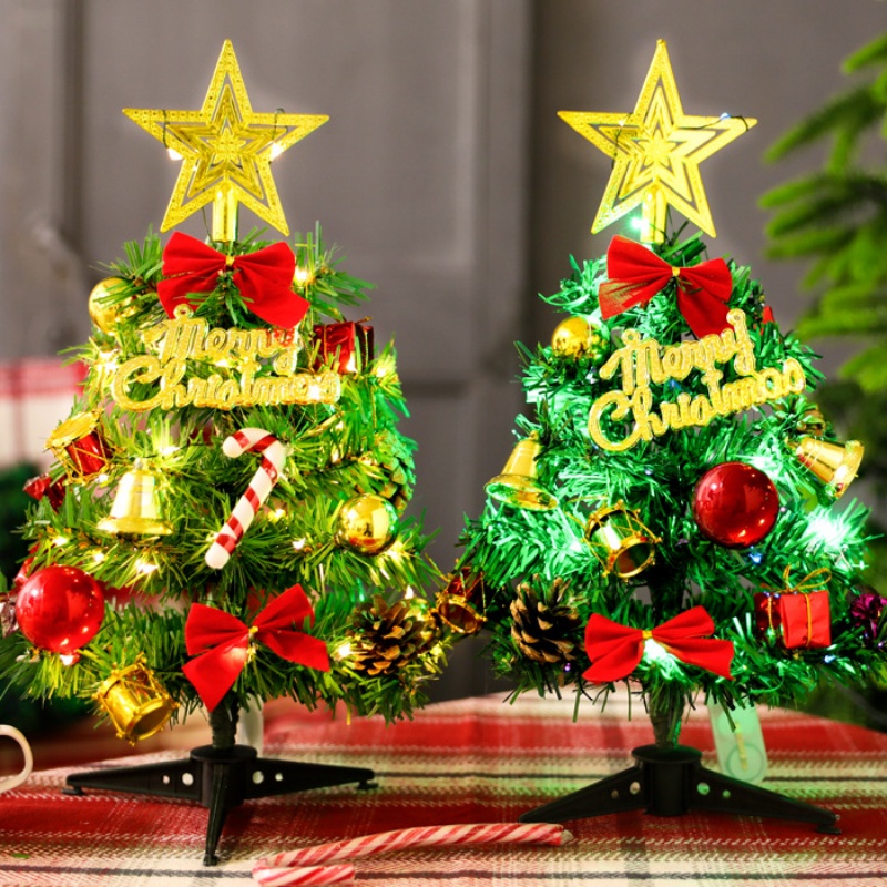 30cm Mini Christmas Tree Package Small Christmas Tree with Lights ...