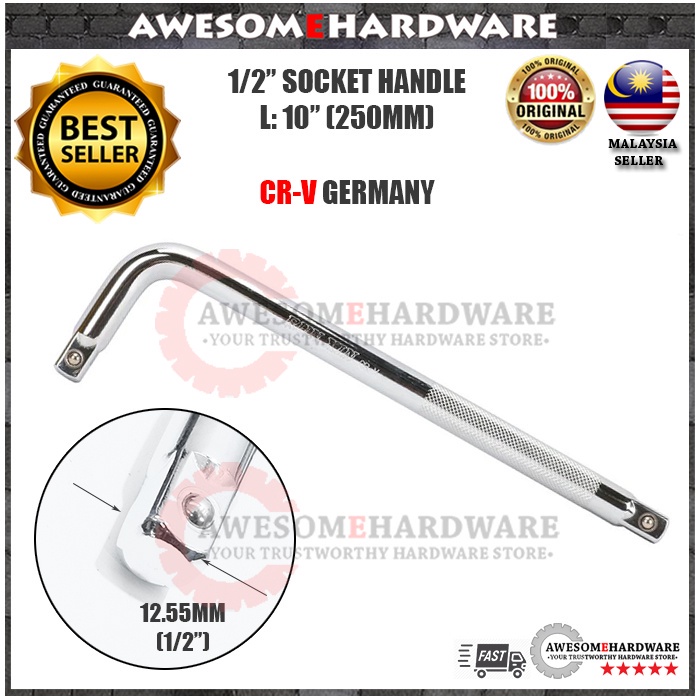 L Wrench Heavy Duty GERMANY CRV 1/2 Handle Box Socket SLEEVE HANDLE L ...