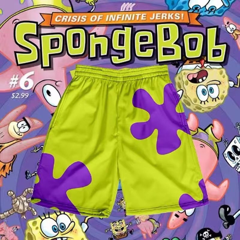 M-5XL Unisex Patrick Pants Patrick Star and SpongeBob Summer Beach ...