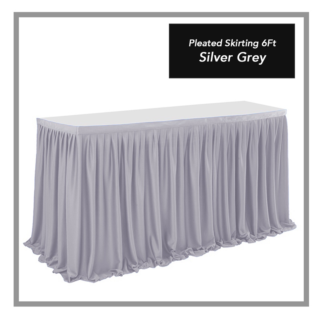 ACEVE DREAM READYSTOCK Pleated Table Skirting Meja Hotel Pleat Wedding ...