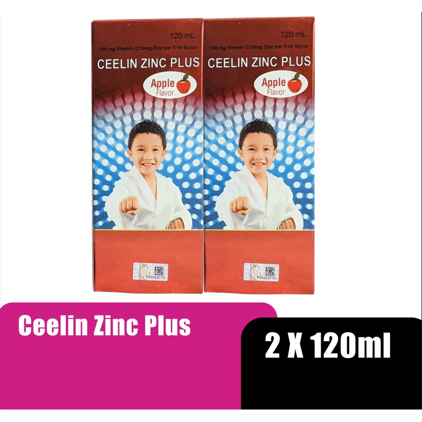 CEELIN ZINC PLUS 120ML X 2 HTM Pharmacy | Shopee Malaysia