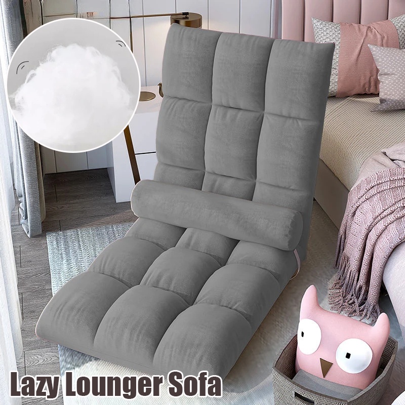 Foldable Lazy Sofa Bed Adjustable Tatami Sofa Recliner Chair Leisure ...