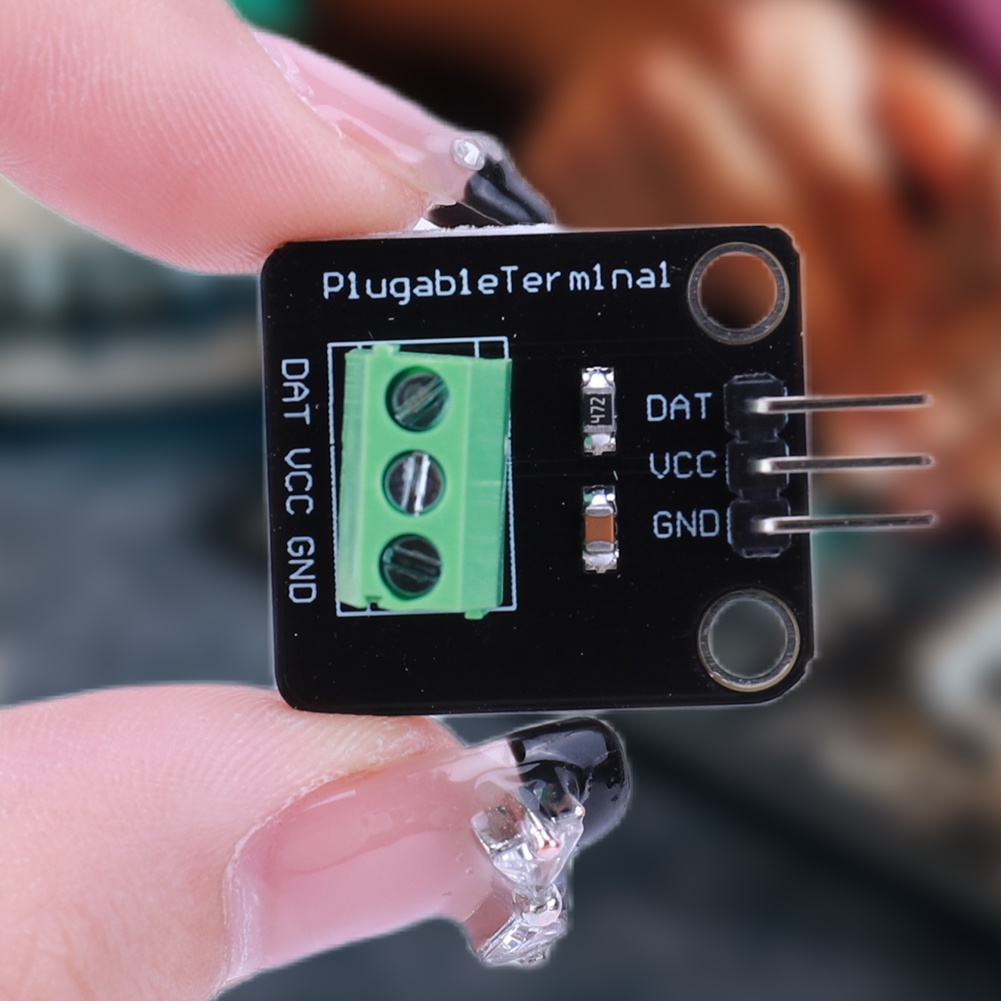 DS18B20 Temperature Sensor Board with Waterproof Probe Plugable ...