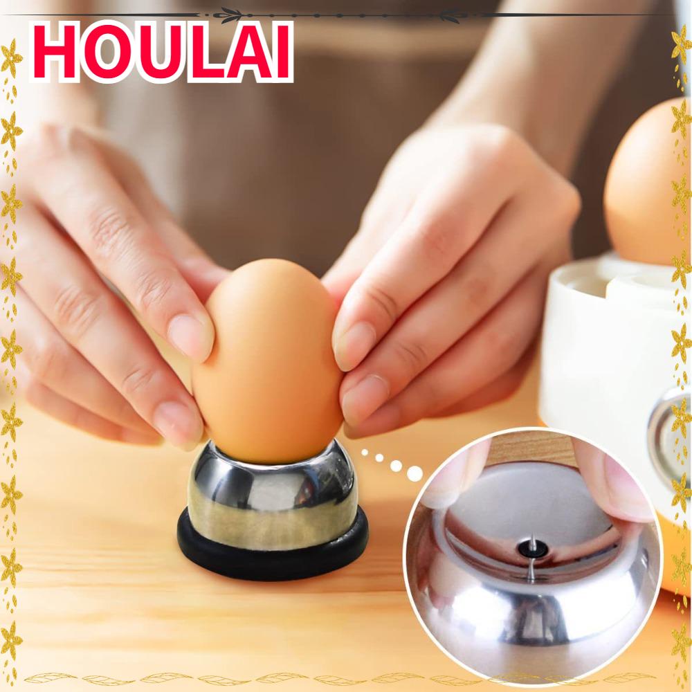 HOULAI Boiled Egg Piercer, Stainless Steel Easy Peeling Egg Prickers ... HOULAI Boiled Egg Piercer, Stainless Steel Easy Peeling Egg Prickers ...