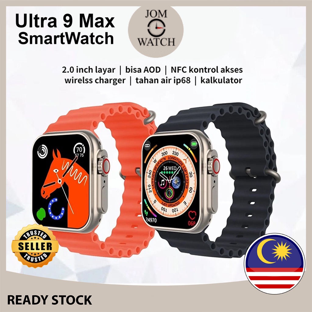 2024 NEW Upgraded version Smart Watch Ultra 9 MAX For Watch Ultra NFC ...