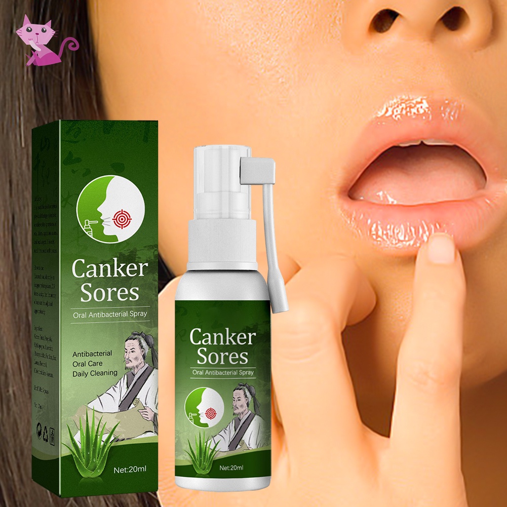 20ml Oral Ulcer Relief Spray Portable Herbal Mouth Ulcer Spray For Oral ...