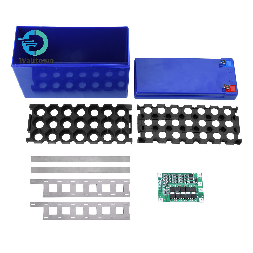 12V 7ah Lithium Battery Storage Box Replace Lead-Acid 18650 Battery ...