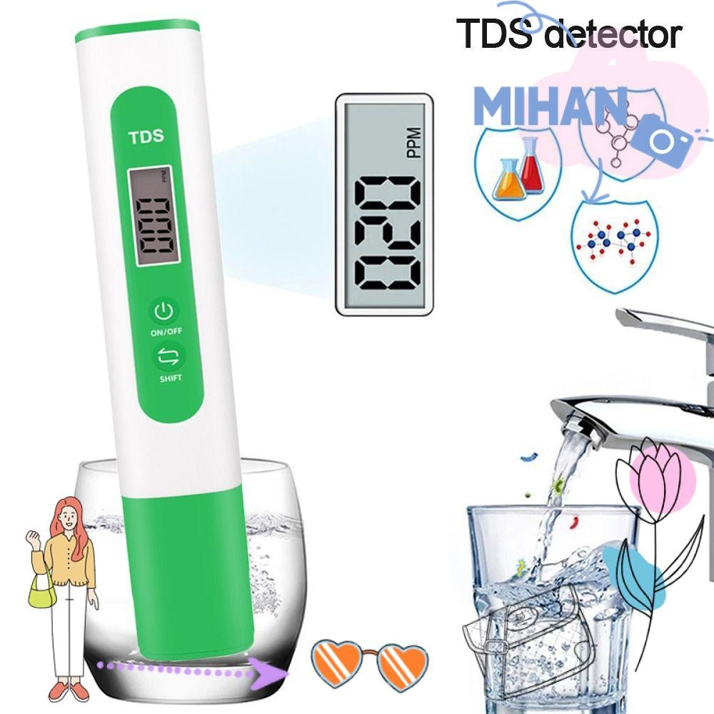 MIHAN Water Quality Test Pen, Handheld Drinking Aquariums Tester TDS ...
