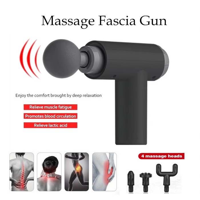 Portable Muscle Massage Gun-Silent Vibration Therapy Muscle Relaxation ...