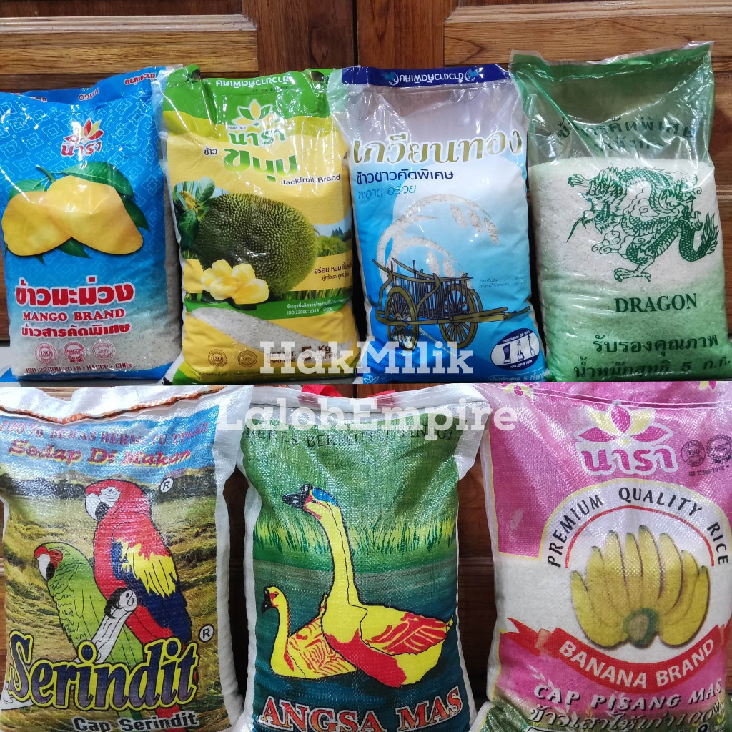 Beras Terbaik Pelbagai Jenama dan Berat | Shopee Malaysia