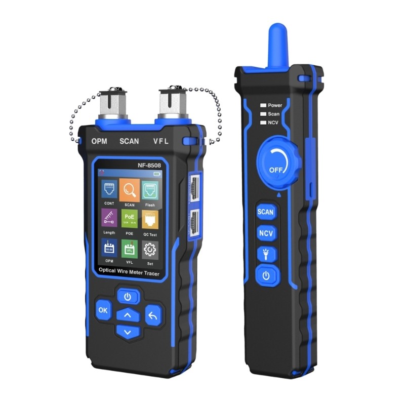 PCF* Cable Toner Networks Cable Tester with Optical Power Meter Tester ...