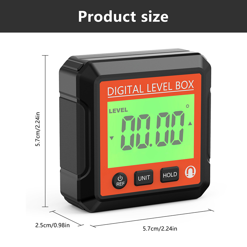 [Redkeev.my] Digital Angle Protractor Inclinometer Magnetic 90 Degree ...