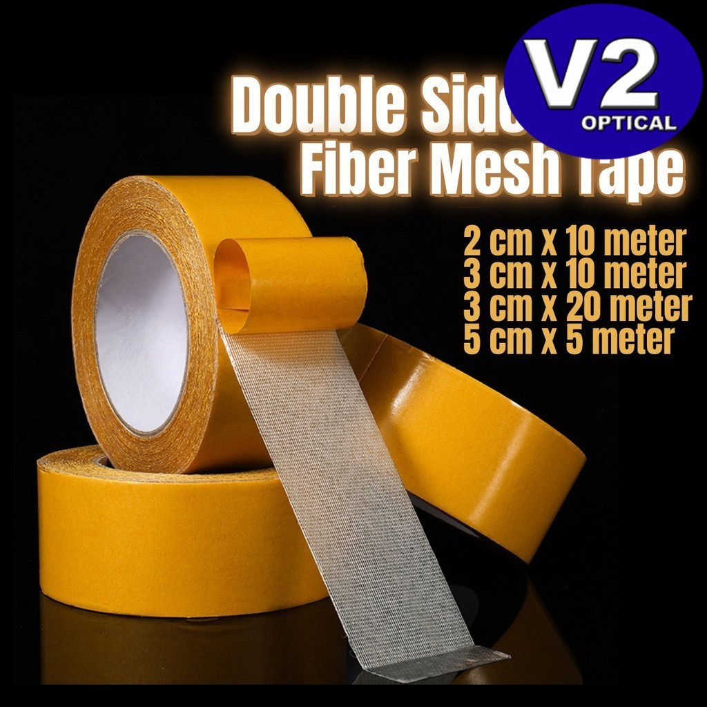 Super Sticky Double Sided Mesh Tape High Viscosity Fiber Mesh Based ...