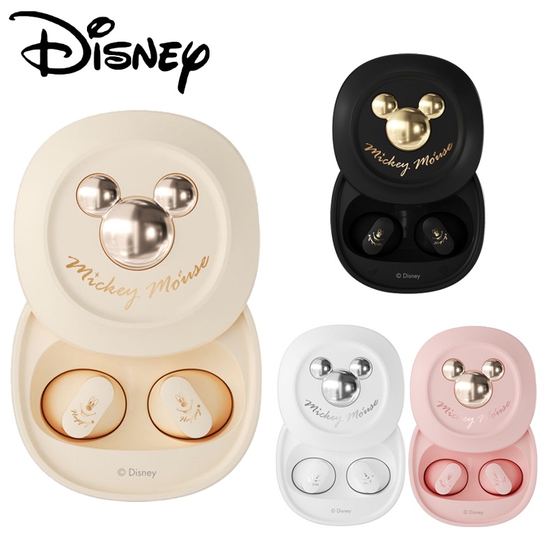 Disney D68 Classic Metal Mickey Head Wireless Bluetooth Earphones TWS ...