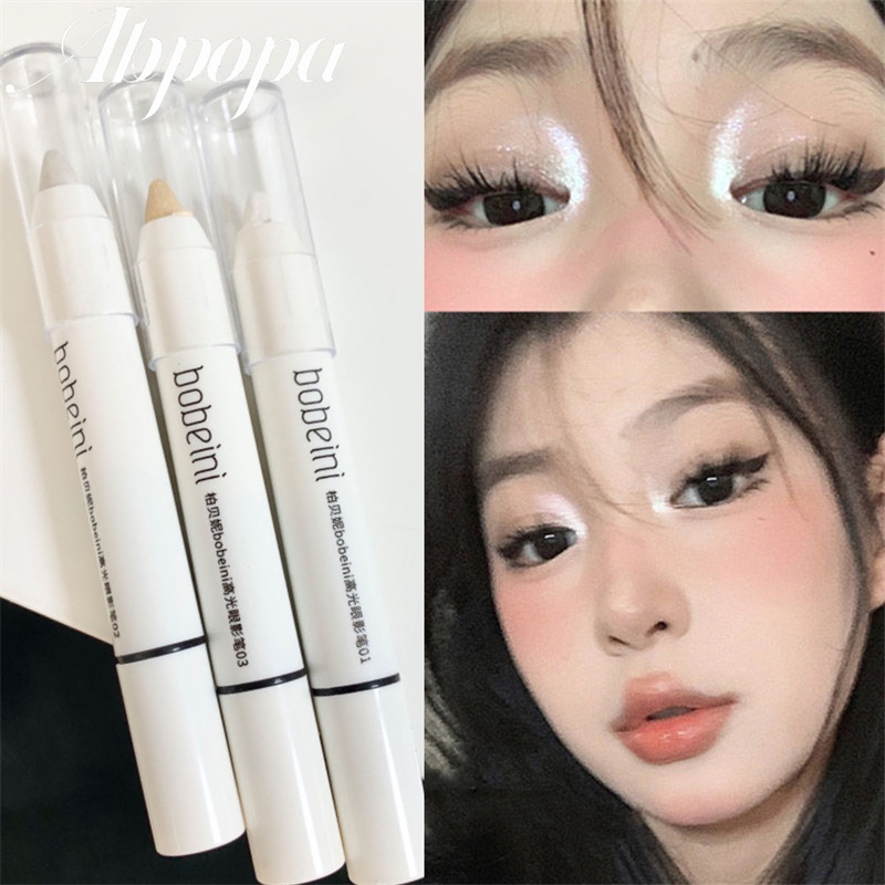 Bobeini Shine Natural Highlight Eyeshadow Pen Precise Brightening 3 ...