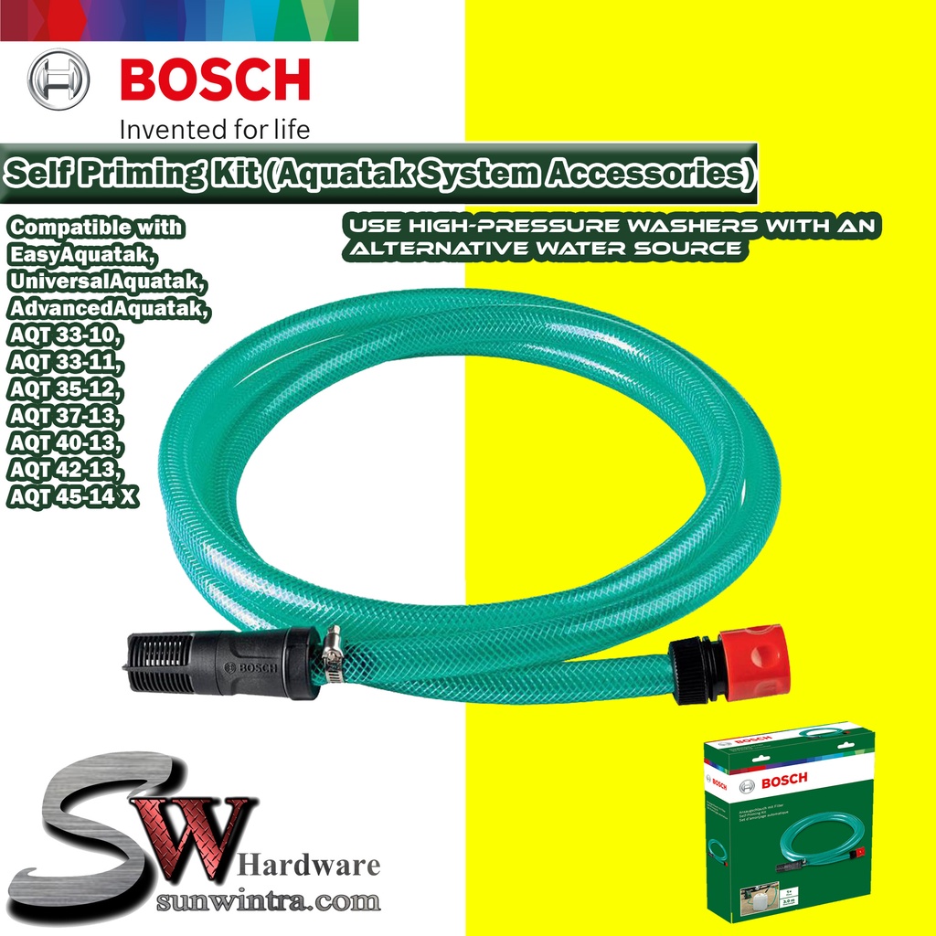 Bosch Self Primming Kit with Filter for All Bosch Aquatak pressure ...