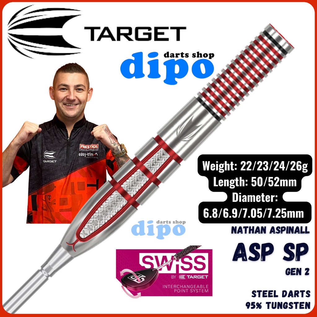 TARGET The ASP Gen 2 (NATHAN ASPINALL Model) 95% Tungsten - TARGET ...