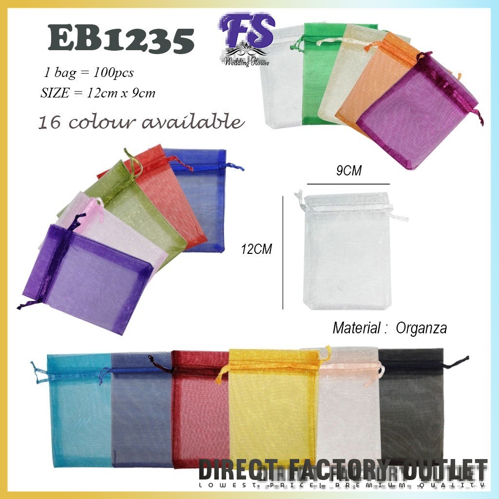 Goodies Bag/Uncang/Candy Bag/Organza bag/Bag Uncanfg/Bag Murah/Wedding ...