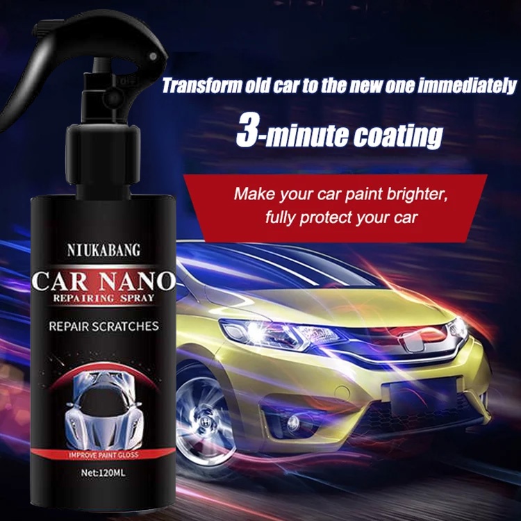 【Ready Stock】[3-Minute Shiny Car Coating] Nanometer Car Coating Spray ...