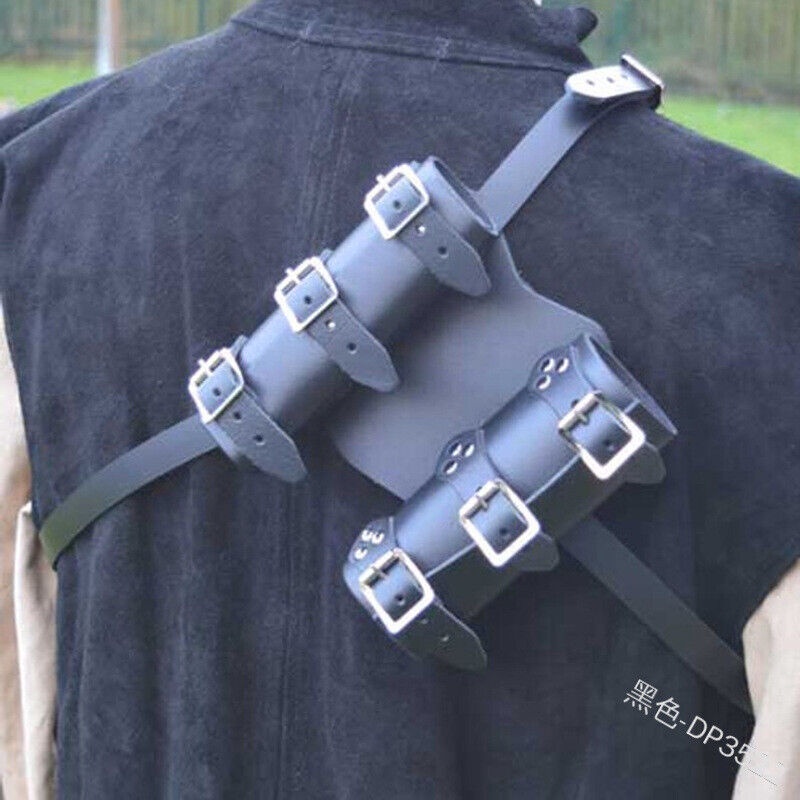 PU Leather Back Sword Holder Scabbard Weapon Warrior Cosplay Retro ...