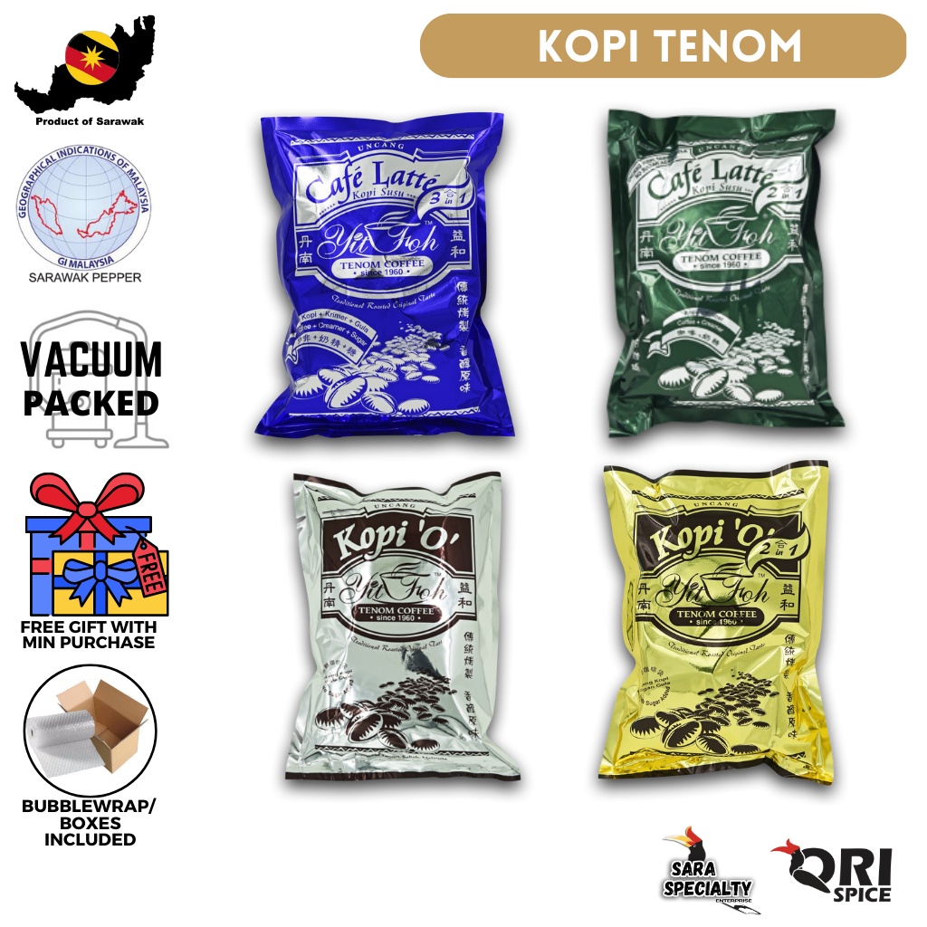 [READY STOCK] Yit Foh Tenom Sabah Coffee 3 in 1 || 2 in 1 || Kopi O ...