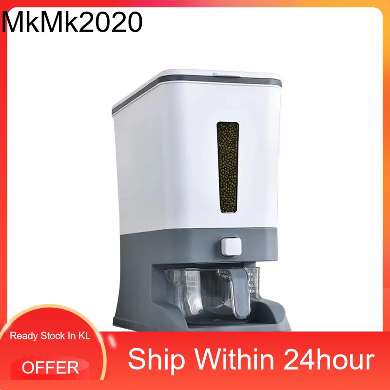 Rice Dispenser Automatic 12KG With Rinsing Cup Smart Rice Dispenser ...