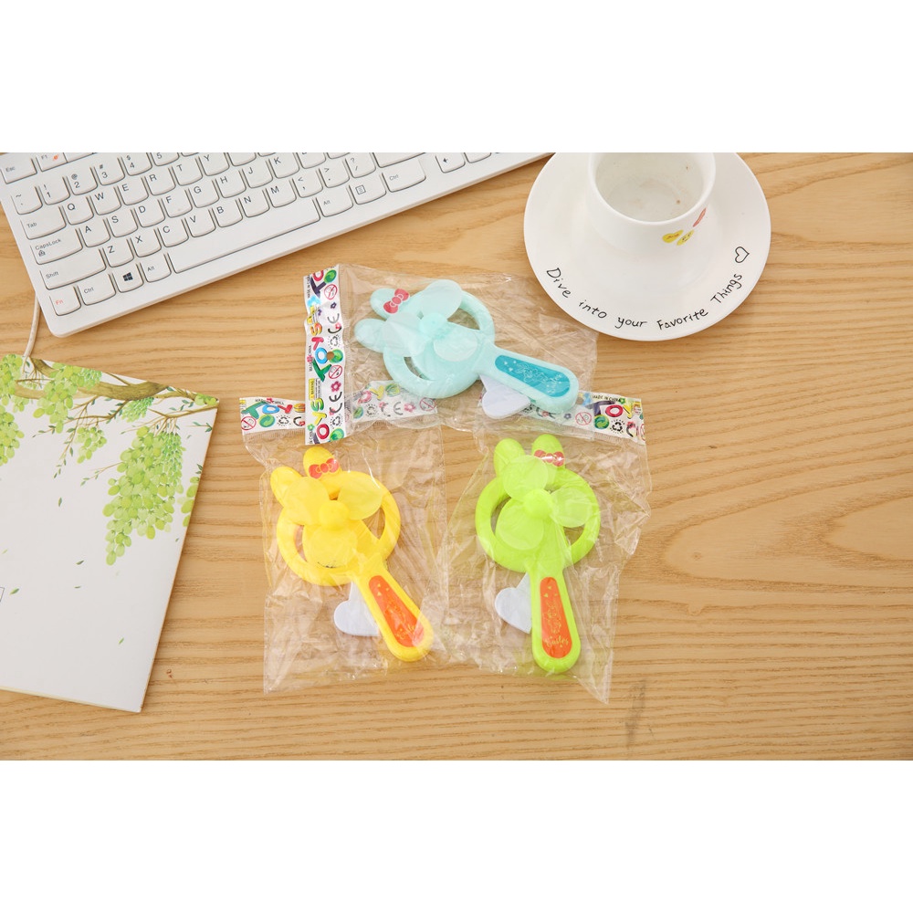Mini Cute Handheld Fan Small Portable Hand Press Fan Kipas Manual Comel ...