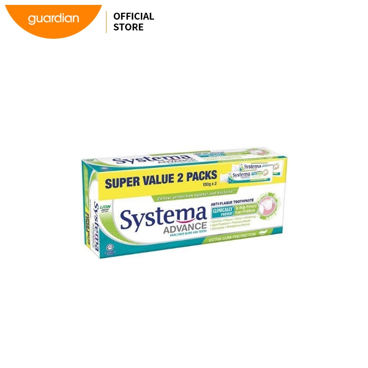Systema Advance Extra Gum Protection Toothpaste 130g (Pack of 2 ...