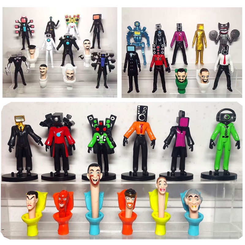 New Skibidi Toilet Speakerman Cameraman Monitor Man TV Man Action ...