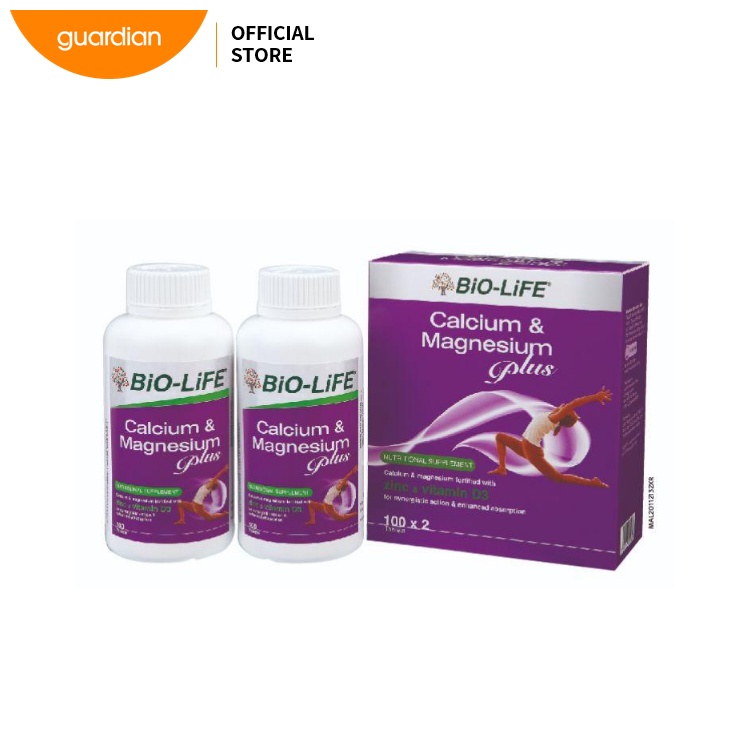 Bio-LiFE Calcium & Magnesium Plus (100's x 2) | Shopee Malaysia