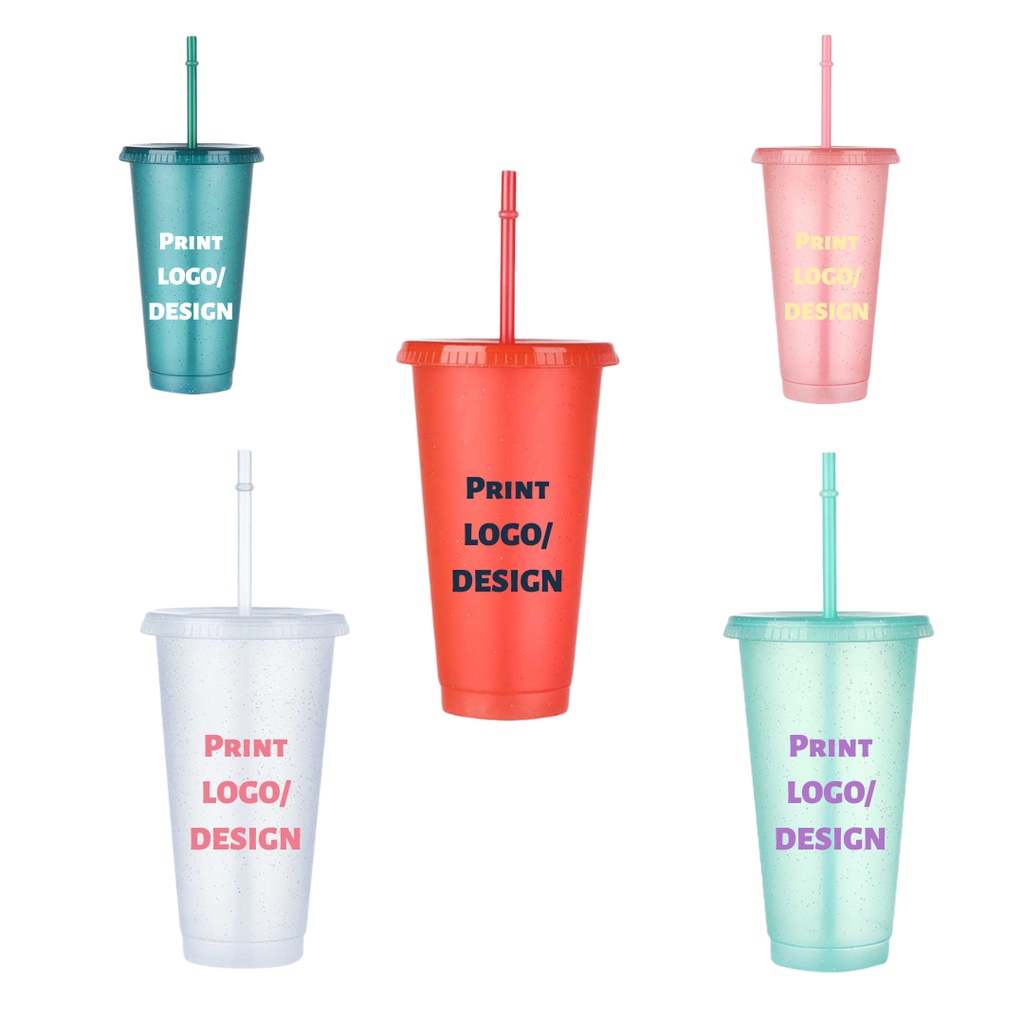 Print BRAND LOGO Cup Portable Drinking Cup Personalized Water Bottle ...