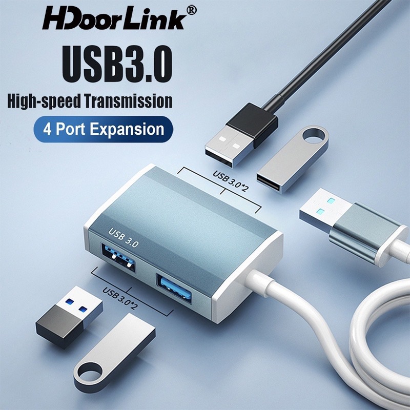 4-port USB Splitter for Computer 1 Meta Long, USB Hub for Laptop, CPU ...