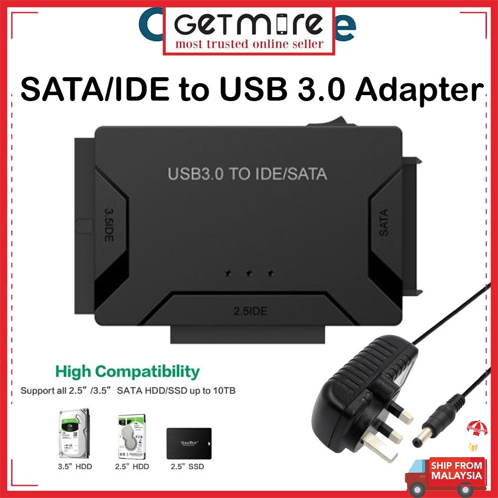 SATA/IDE to USB 3.0 Adapter, Unitek IDE Hard Drive Adapter for Universal 2.5"/3.5" Inch IDE and ...