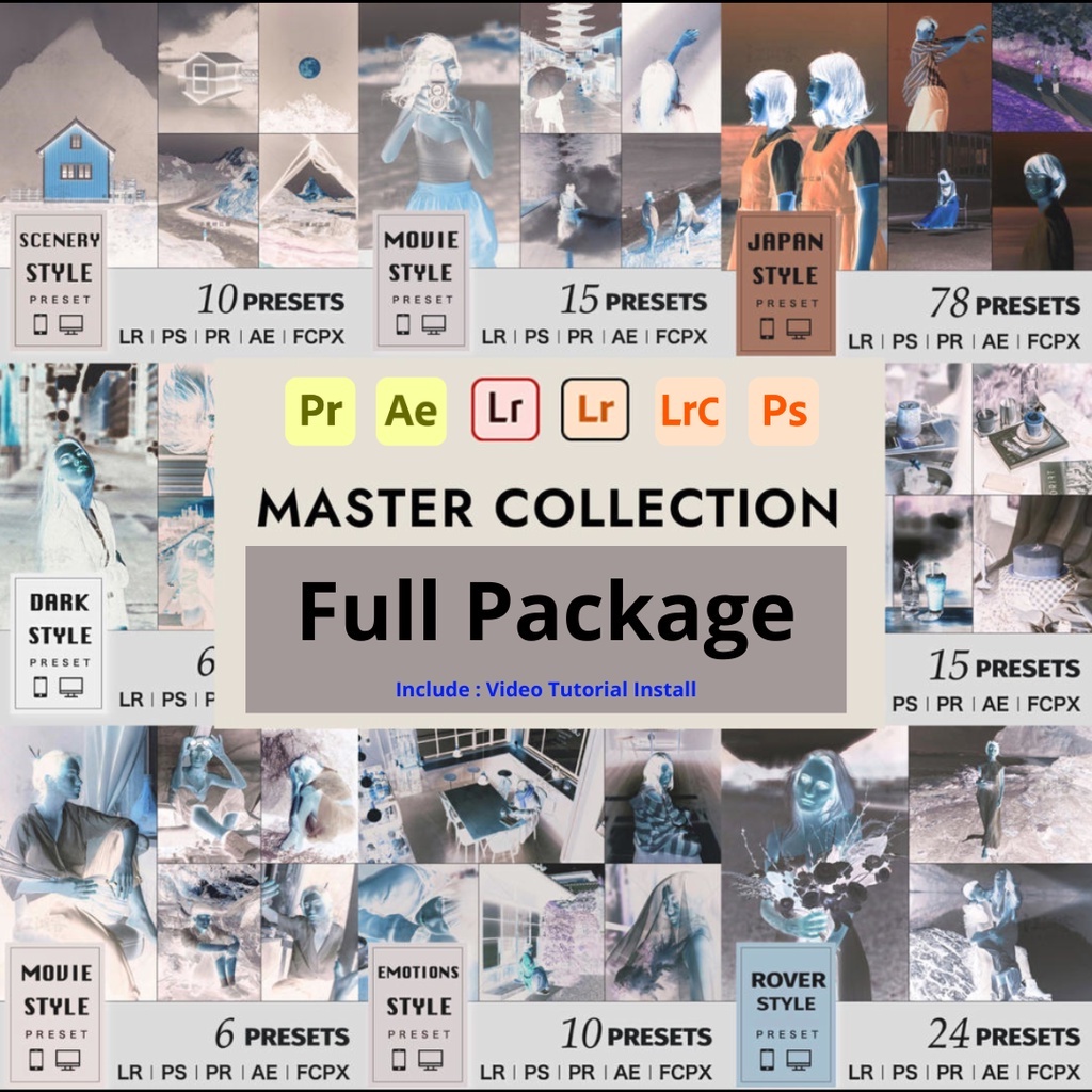 [software] Master Collection Lightroom Preset Desktop & Mobile - Master Collection (PR/AE/PS/LR ...