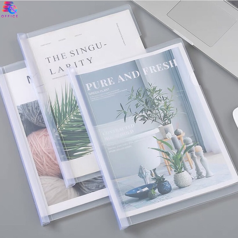 Spine File With Clear Cover Assorted Colors 1 Piece A4 Size Can Hold ...