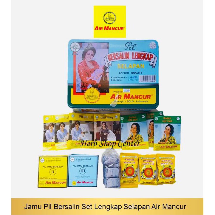 SET BERSALIN LENGKAP SELAPAN bersalin air mancur selapan 40 hari ...