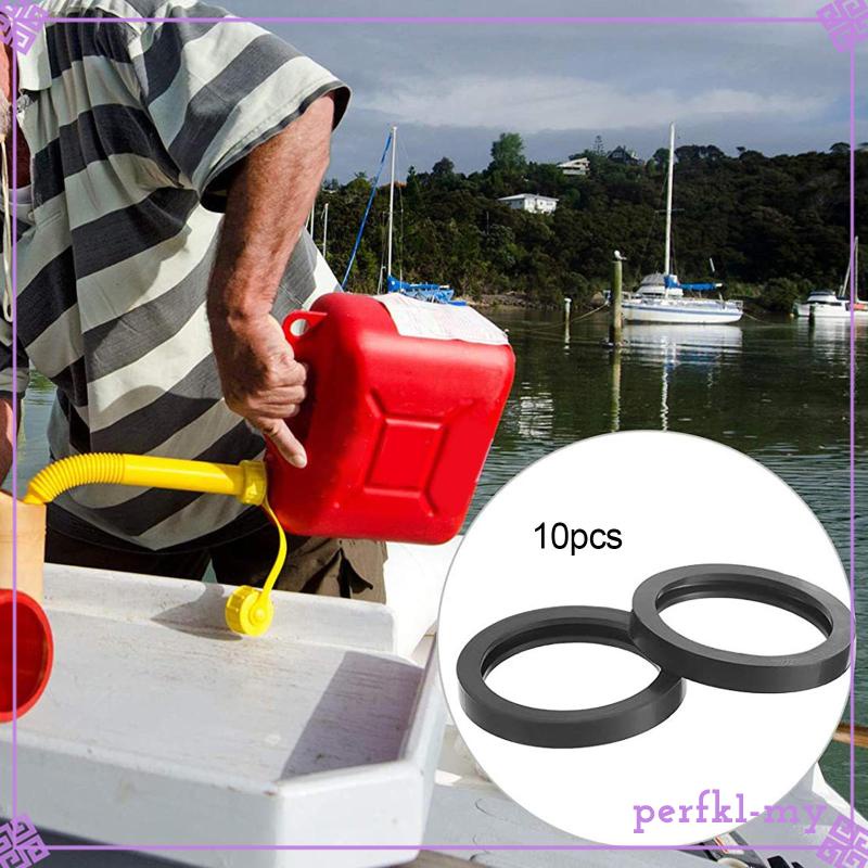 [PerfkbaMY] 10 Pieces Gas Fuel Can Spout Gaskets Fuel Tank Nozzle Seals ...