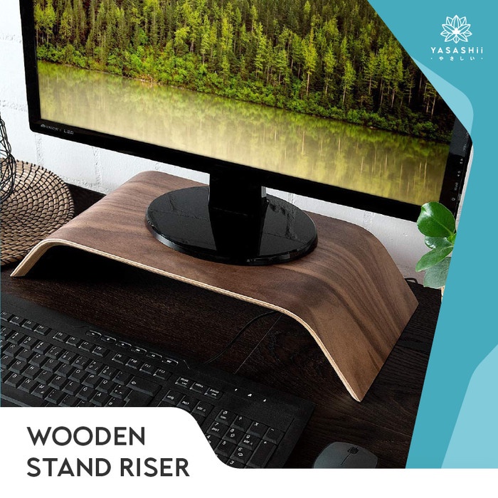 Premium Monitor Stand Riser Desk Shelf Universal Laptop Monitor Desk ...