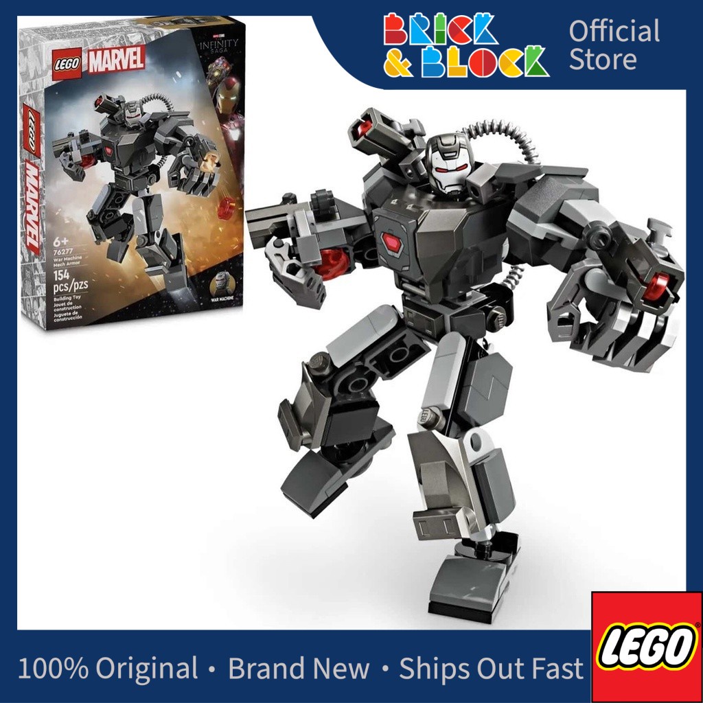 LEGO 76277 War Machine Mech Armor | LEGO Marvel Super Heroes | Shopee ...