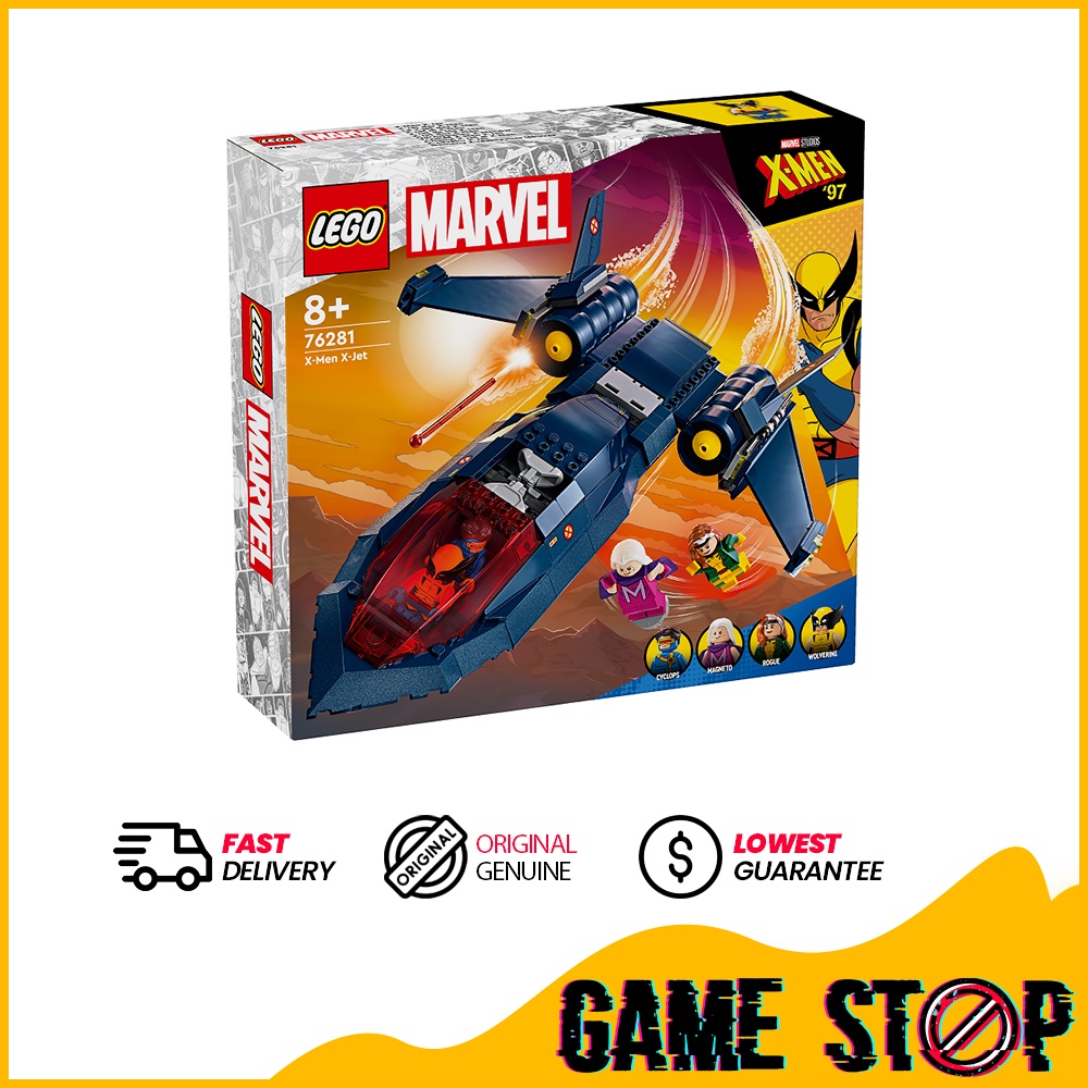 LEGO 76281 Super Heroes Marvel X-Men X-Jet | Shopee Malaysia