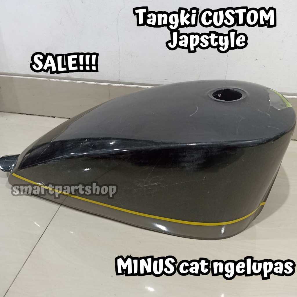 HITAM Japstyle Tank CUSTOM Black CUSTOM Tank | Shopee Malaysia