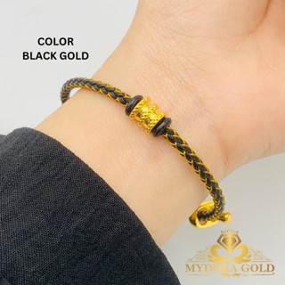 MYDORA 999 Gold Tube Bead With Adjustable Bracelet | EMAS 999 | Shopee ...
