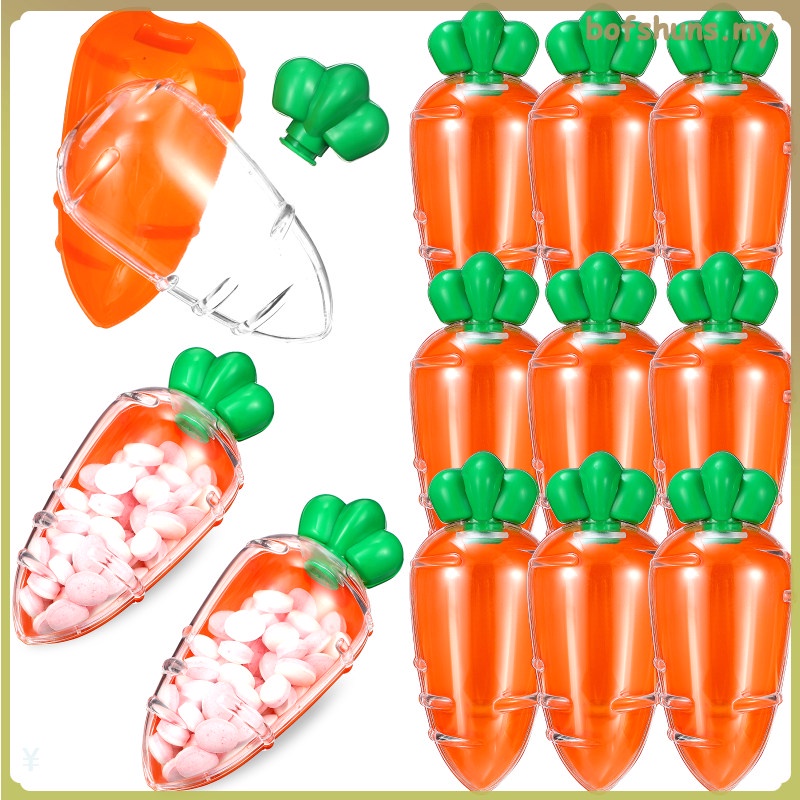 Carrot Shaped Fruit Box Hamper Fillable Easter Carrots Containers Treat ...