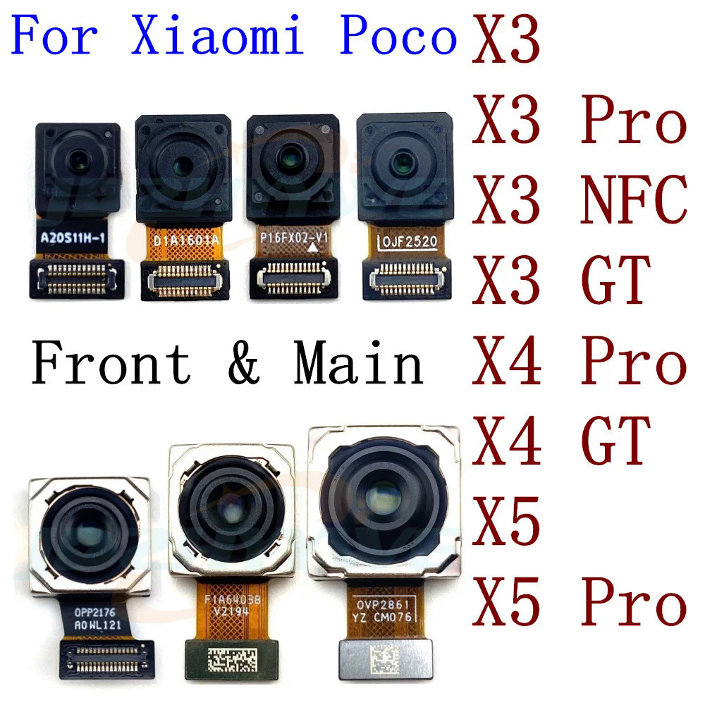Back Front Camera For Xiaomi Mi Poco X3 NFC X4 GT X5 Pro Backside ...
