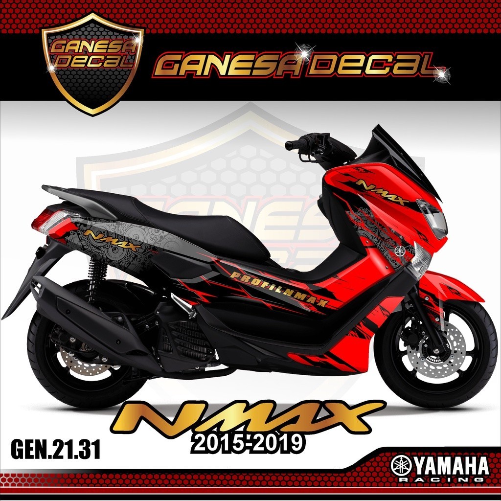 Decal Sticker Yamaha Nmax 155 Old Fullbody 2015-2019 Decal Sticker ...